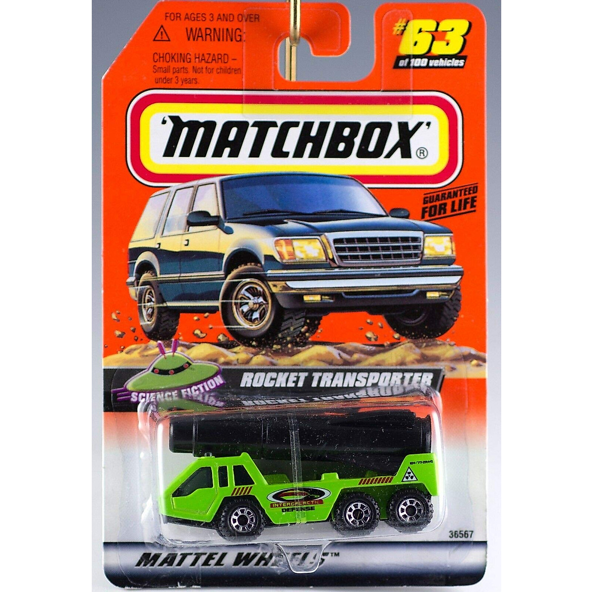 Matchbox 1985 Series 13 Science Fiction 1:150 Rocket Transporter #63 1:64 Scale