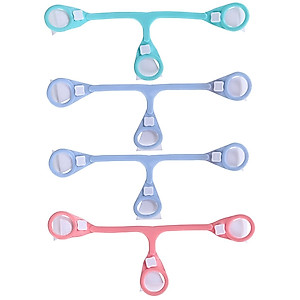 HiCat 4 Pack Baby Cloth Diaper Fasteners, Replaces Diaper Pins, Blue, Green and Pink (GPB-4 Pack)