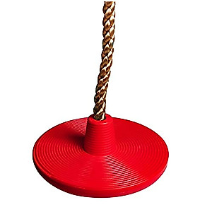 (Set of 2) Climbing Rope Tree Swing and Climbing Rope Ladder, with Platforms and Disc Swings Seat - Playground Swing-Set Accessories Outdoor for Kids`