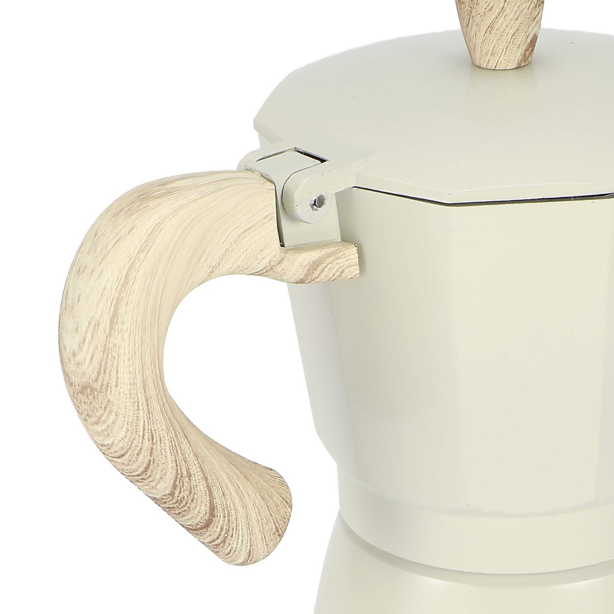 Faint Yellow Coffee Pot Ergonomic Coffee Maker without Hurting Hands for Office for Home(Seiko No. 6 pot 300ML light yellow)