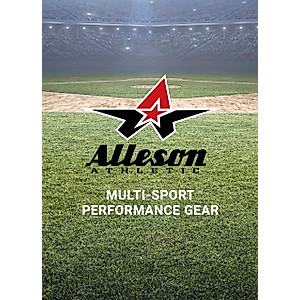 Alleson ATHLETIC Girls' Large (26-28" W) Athletic Fast Pitch Softball Belt Loop Pants, Navy