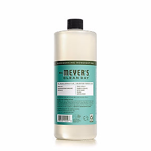 MRS. MEYER'S CLEAN DAY Multi-Surface Cleaner Concentrate, Use to Clean Floors, Tile, Counters, Basil, 32 fl. oz