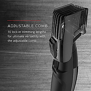 Remington PG6171 The Crafter - Beard Boss Style and Detail Kit, Beard Trimmer, Grooming Set, Platinum, 11 Pieces