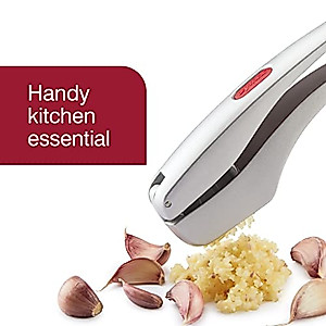 Zyliss Susi 3 Garlic Press - Garlic and Ginger Mincer - Built-In Cleaner - Garlic Crusher, Mincer and Peeler - Dishwasher Safe - Cast Aluminum