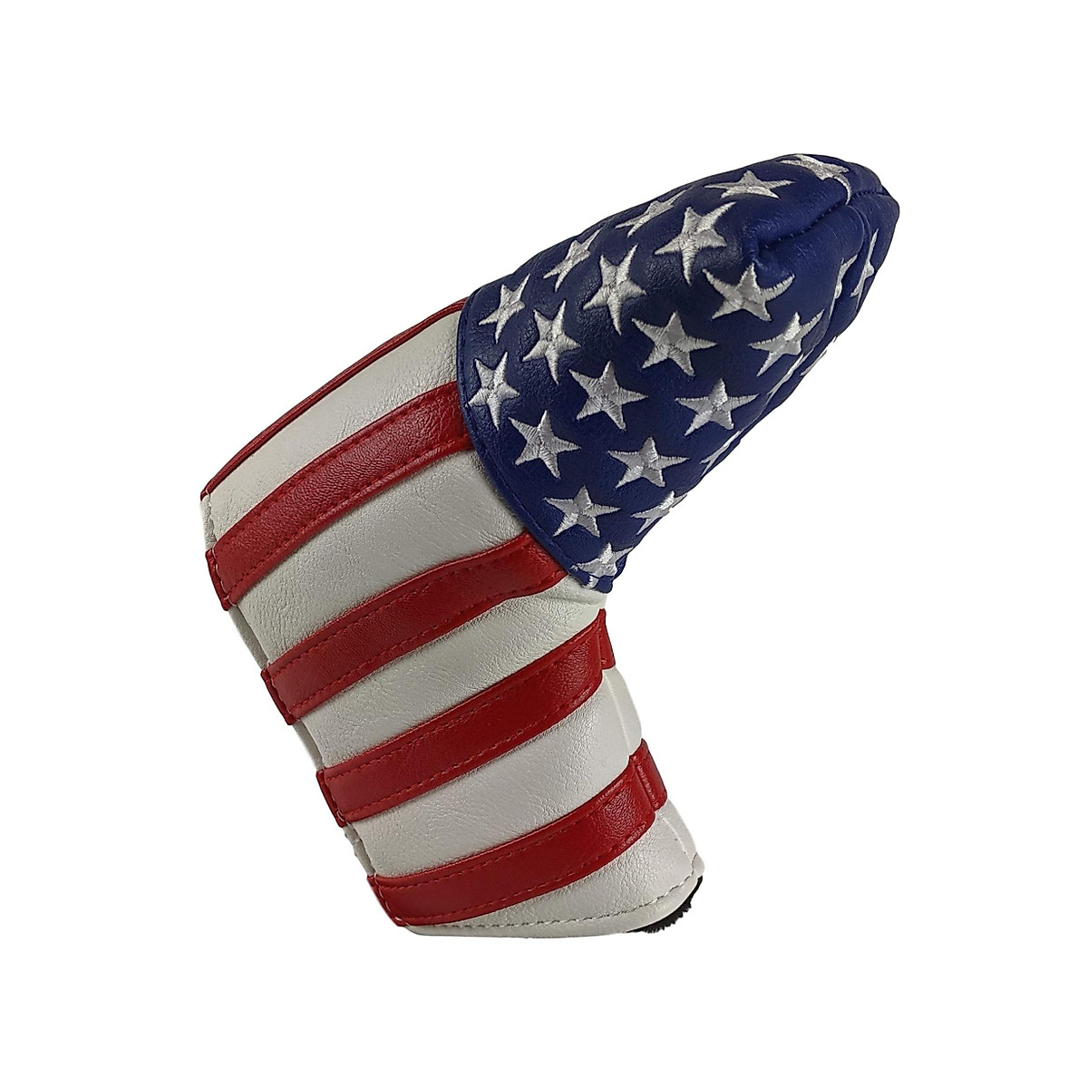 Foretra USA American Flag Design Golf Putter Headcover PU Leather Magnetic Closure for Blade Style Putters