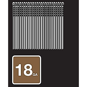 Metabo HPT Brad Nails | 1-Inch x 18 Gauge | Smooth | Electro Galvanized | 1,000 Count | 24102THPT