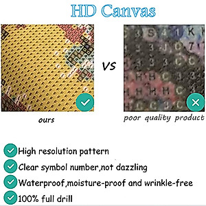 QAZWSX Diamond Painting African Black Angel Girl Full Round Drill Embroidery Craft Art Kit Decoration Mosaic Dot Kit DIY Diamond Paint for Gift & Home Wall Decor 12x16 Inch