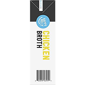 Amazon Brand - Happy Belly Chicken Broth, 2 pound (Pack of 1)