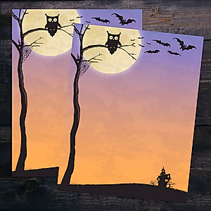 Great Papers! Stationery Letterhead, Halloween Who, 8.5" x 11", 80 Count (2014051)