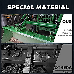 osemar Compact Tractor Bucket Hooks Bolt on with 2" Receiver fit for John Deere 1025r 2320 2025r 2032r 3032e