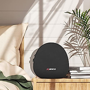 RLSOCO Hard Case for Apple AirPods Max Wireless Over-Ear Headphones, Portable Travel Bluetooth Headphones Storage Bag (Black)