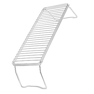 BESPORTBLE Burner Support Portable Camping Grill Grilling Sets for Outdoor Grill Griddle for Gas Grill Over Fire Cooking Grate Charcoal Grill Grate Bbq Grill Grate Outdoor Supply Stove Silver