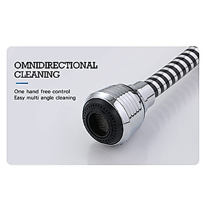 360 Degree Flexible Faucet Nozzle Sink Faucet Spray Water Out Small Faucet