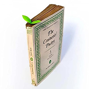 Silicone Sprout Bookmarks, Grass Buds Bookmarks Little Leaves Bookmarks, Little Grass Bud Bookmarks Creative Stationery Student Gifts(Pink)