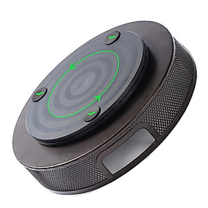 SETTFRFE Lazy Susan Organizer 11 Inches,Metal Mesh Turntable Organizer for Bathroom,Kitchen Countertop,Cabinet,Pantry,Refrigerator, Brown