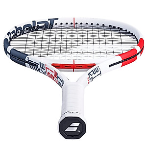 Babolat Pure Strike Tour Tennis Racquet Racquet - Strung with 16g White Babolat Syn Gut at Mid-Range Tension (4 1/4" Grip)