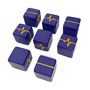 Impact! Miniatures Human Pulse Fate/Fudge Dice - Set of 8 - Purple
