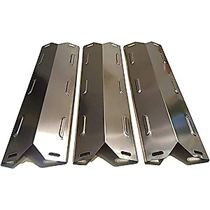 Quickflame Set of Three Stainless Steel Heat Plates for Select Kenmore Gas Grill Models