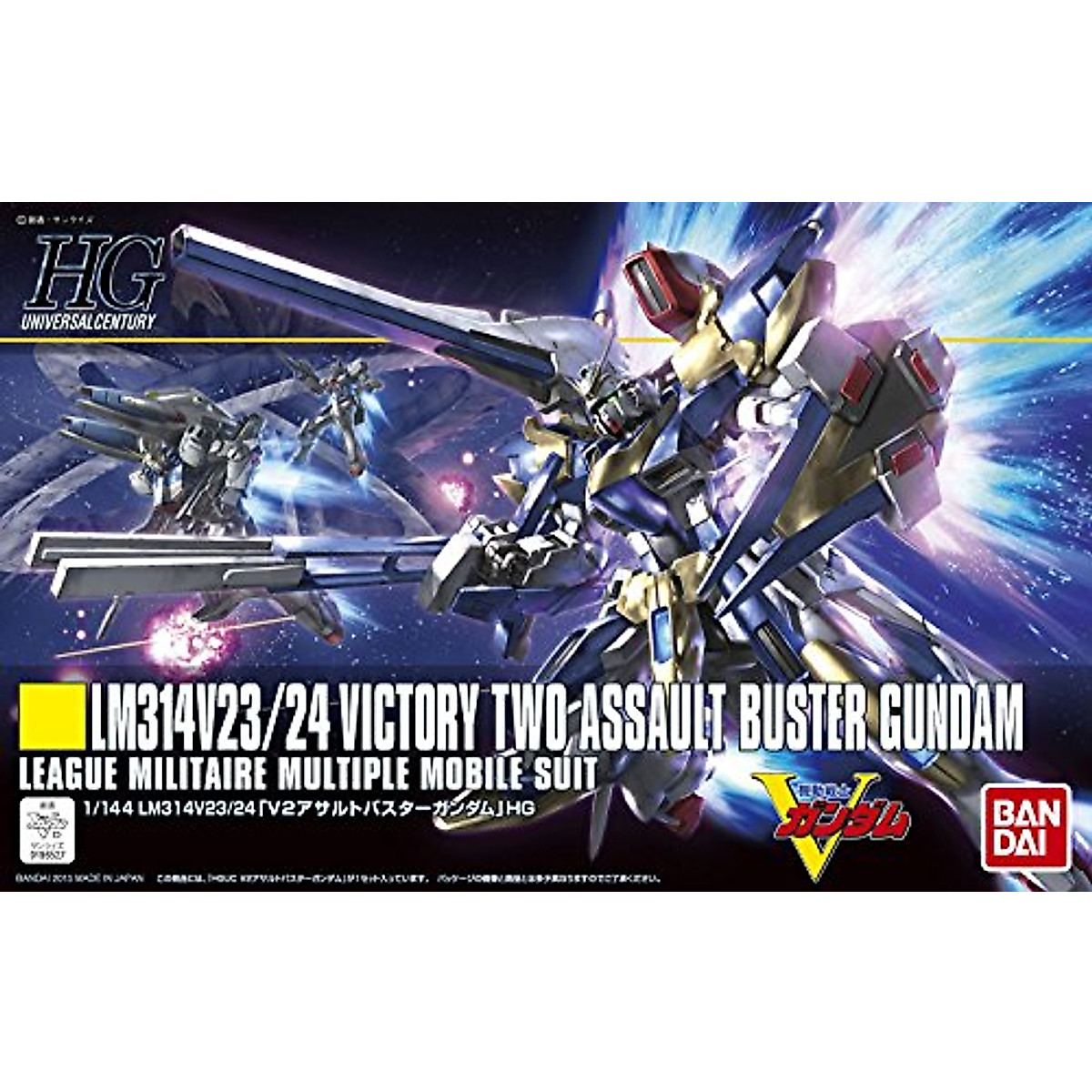Bandai Hobby HGUC 1/144 V2 Assault Buster Gundam Victory Gundam Model Kit