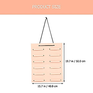 STAHAD 2pcs Heabband Hanging Nursery Room Headdress Kids Headband Baby Hairbands Hair Bag Headbands Girl Holder Girls Headwear Bow Practical Decor Ropes Hanger Storage Wall Felt Pouch