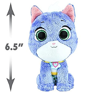 Disney Junior T.O.T.S. KiKi the Cat, 6-inch Bean Plush Stuffed Animal, Small Plushie