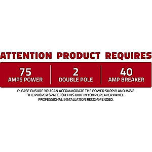 Eemax EEM24018 Electric Tankless Water Heater, Blue