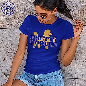 BBGreek Sigma Gamma Rho Sorority Paraphernalia - SGRHO - Crew Neck T-Shirt - Official Vendor - Pretty Poodle True-Royal X-Large