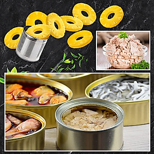 2 Pcs Mini Tuna Can Strainer White Plastic Can Colander Press No-mess Can Drainer Strainer for Vegetable Fruit Bean Tuna Canned Food