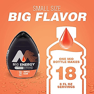 Mio Energy Liquid Water Enhancer, Tropical Fusion, 1.62 OZ, 8-Pack