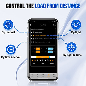 ECO-WORTHY Bluetooth Module 5.0 for MPPT Solar Charge Controller, with 82ft Wirelessly Remote Control, Real-time Monitor and RJ45 Communication Port, BT-02 RS485