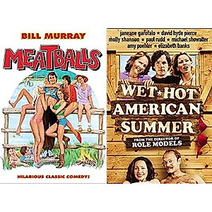 Crazy Sleep Away Camps Comedy Collection - Wet Hot American Summer & Meatballs 2-DVD Bundle