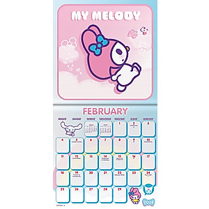 2024 Hello Kitty Mini Wall Calendar & Push Pins