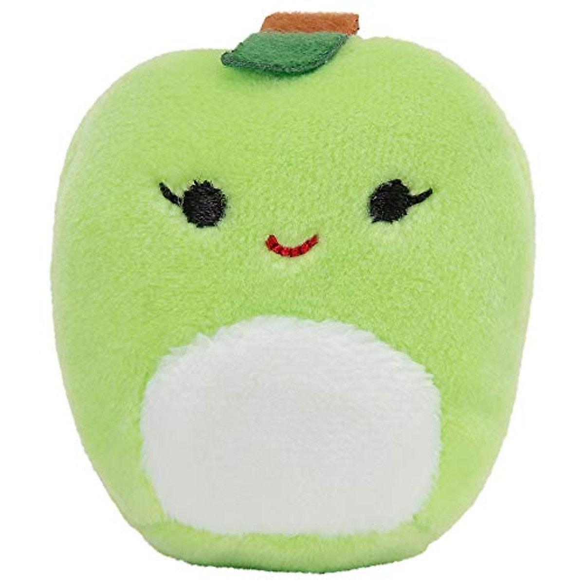 Squishville by Squishmallows Mini Plush Fruit Squad, Six 2" Soft Minimallow Plush, Irresistibly Colorful Fruits, Mini Peach, Pineapple, and Watermelon