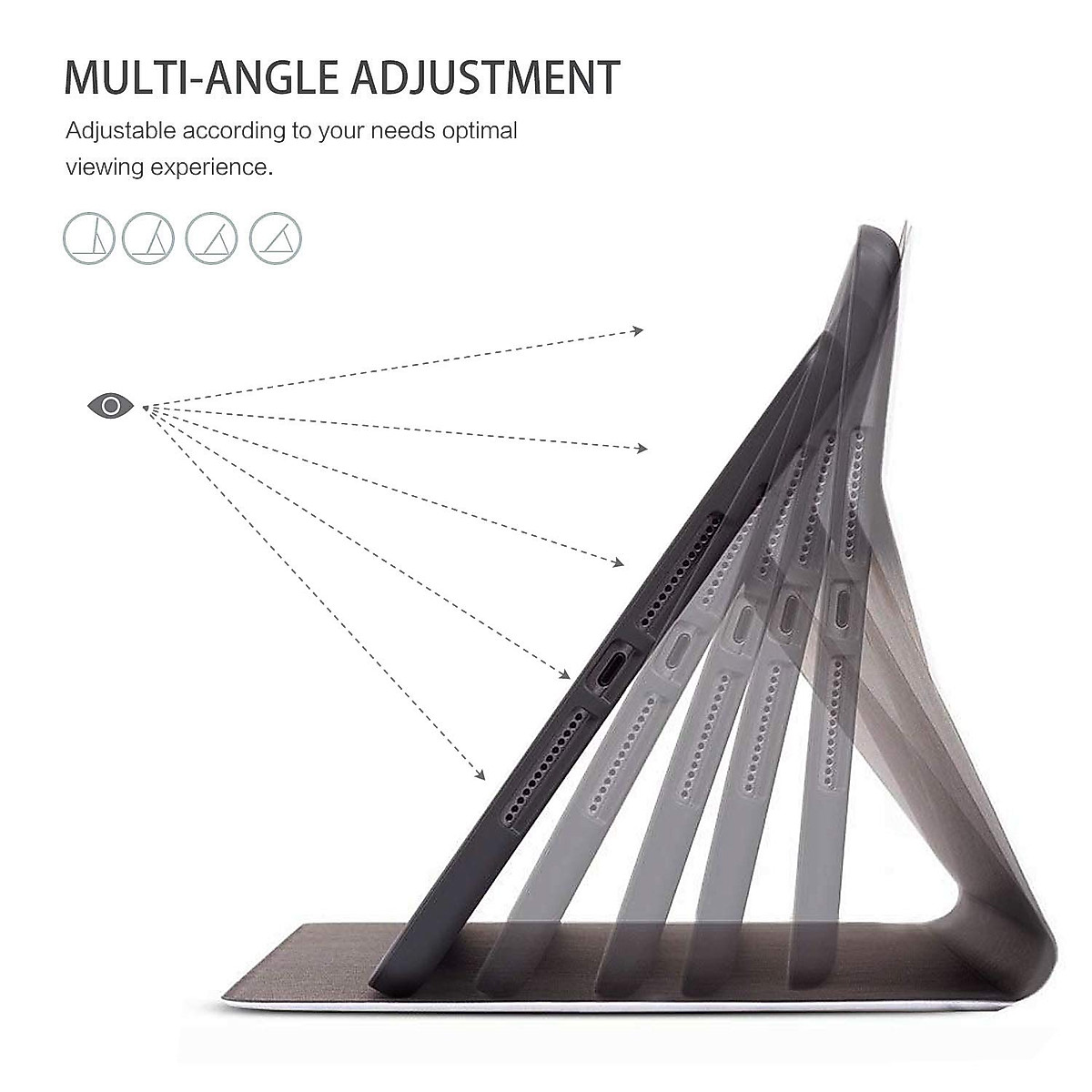 All-New HD 8 Plus Tablet Case, Kindle Fire HD 8 Case 10th Generation 2020 Folding Stand PU Leather Slim Smart Cover with Auto Wake/Sleep for Amazon Fire Tablet 2020, Moon Star Galaxy Floral