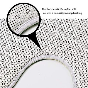 Amagical 16 Pieces Shower Curtain Set Bath Mat Set Contour Mat Toilet Cover Cute Frog Print Shower Curtain with 12 Hooks