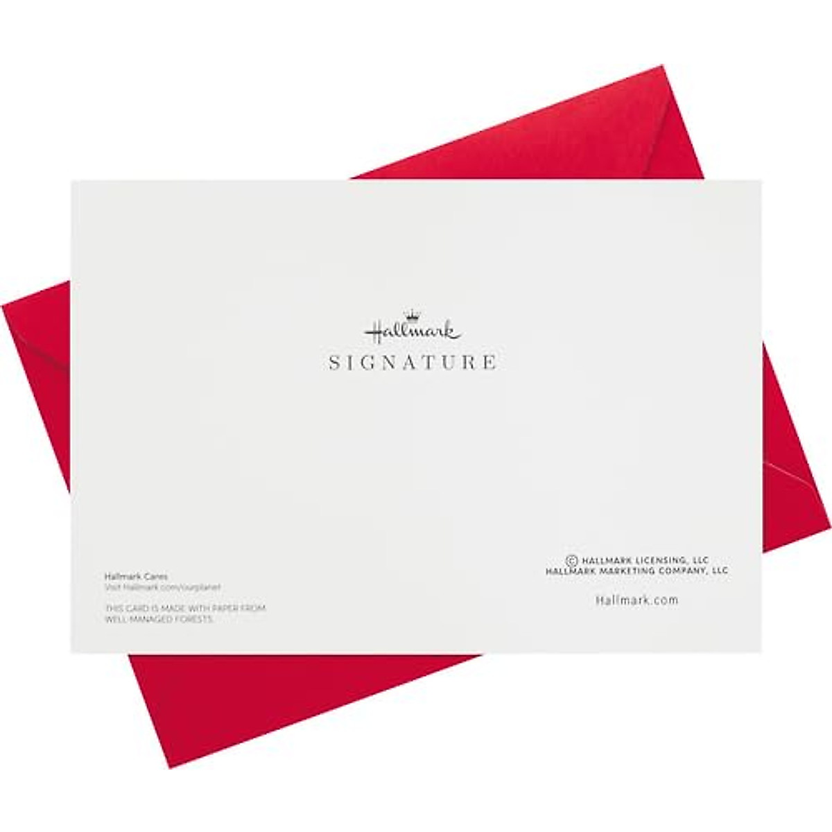 Hallmark Signature Christmas Card (Christmas Train)