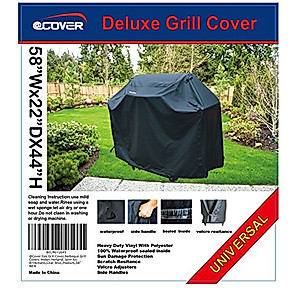 a1cover Grill Cover, Heavy Duty Waterproof Barbeque Grill Covers Fits Weber, Holland, Jenn Air, Brinkman, Char Broil, Medium