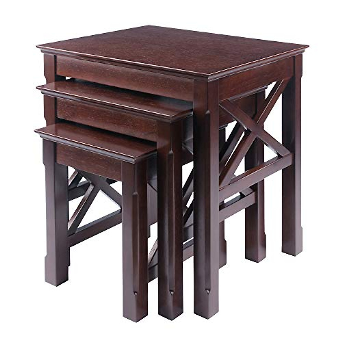 Winsome Xola Nesting Tables, Cappuccino