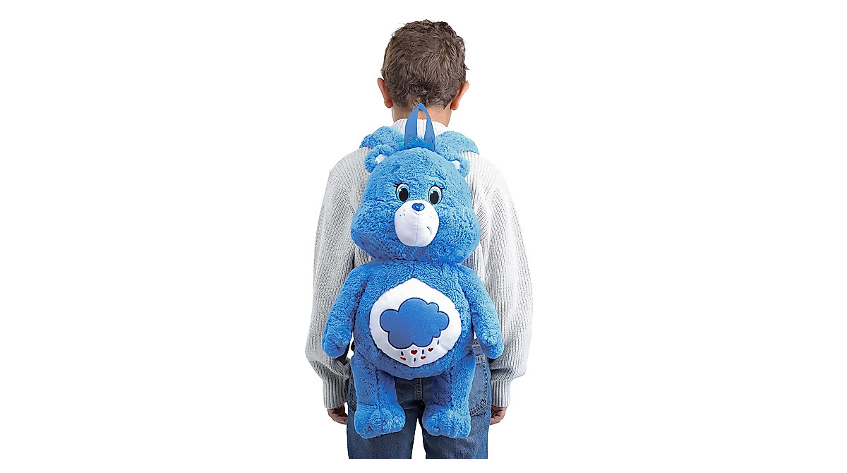 Care Bears Grumpy Bear Backpack - Plush Backpack for Kids & Collectors