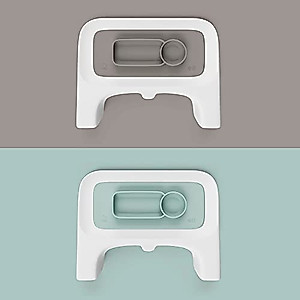 ezpz by Stokke Placemat for Clikk Tray, Soft Mint - Perfectly Fits Stokke Clikk High Chair Tray - Helps Prevent Messy Mealtimes - Durable, Convenient, Dishwasher & Microwave Safe - 100% Silicone
