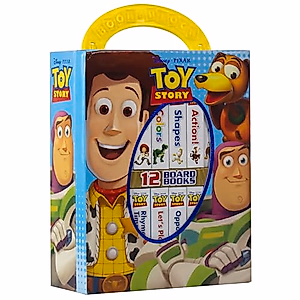 Disney Toy Story Woody, Buzz Lightyear, and More! - My First Library Board Book Block 12-Book Set - PI Kids