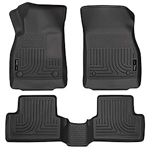 Husky Liners Weatherbeater | Fits 2011 - 2015 Chevrolet Cruze, 2016 Chevrolet Cruze Limited, Front & 2nd Row Liners - Black, 3 pc. | 98161