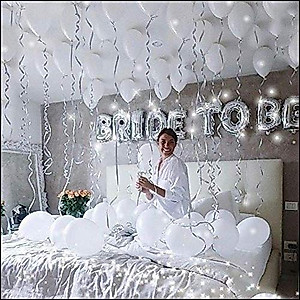 Latex Balloons, 100-Pack, 12-Inch, White Balloons