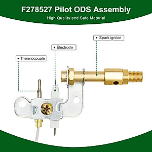 Brlyeeanze 78422/F278527 Pilot Assembly ODS Compitable with Mr.Heater Big Buddy Heater MH18B MH9B MH9BX or Dewalt Small Propane Heater Parts 78422,F278527