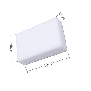 Magic Sponges Eraser,10 Pack Melamine Sponge in Bulk,2X Density,Long Lasting,Cleaning Sponge for Kitchen, Bathroom,Bathtub, Sink,Furniture, Wall Cleaner (White,3.93x2.36x0.79in)