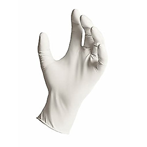 Curad Comfort Wear Latex Exam Gloves, Powder-Free, One Size Fits Most, 100 count