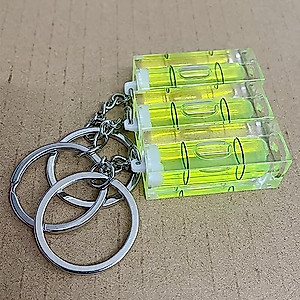 3PCS Keychain Spirit Bubble Level Mini Pocket Tool 15x15x40mm Spirit Levels Measuring Layout Tools