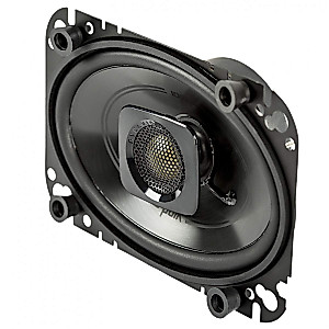 Polk Audio DB462 DB+ Series 4" x 6" Coaxial Speaker for Car & Marine, 2-Way Boat & Car Audio Speaker, 50-22kHz Frequency Response, Polypropylene Woofer Cone & 3/4" Silk Dome Tweeter, Easy Installation
