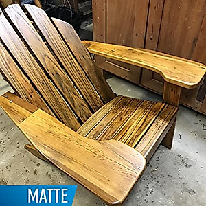 TotalBoat-482869 Lust Marine Varnish, High Gloss and Matte Finish for Wood, Boats, Outdoor Furniture (High Gloss, Quart)