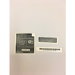 New Replacement PSP 3000 Console Full Housing Shell Cover with Button Screws Set -Black.